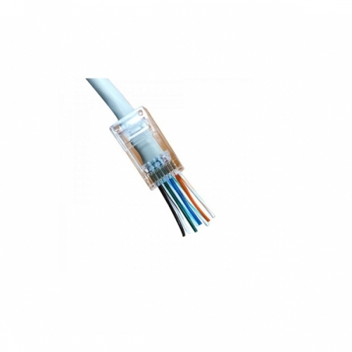 Conector Mufa retea UTP RJ45 CAT 6 Pass through connector